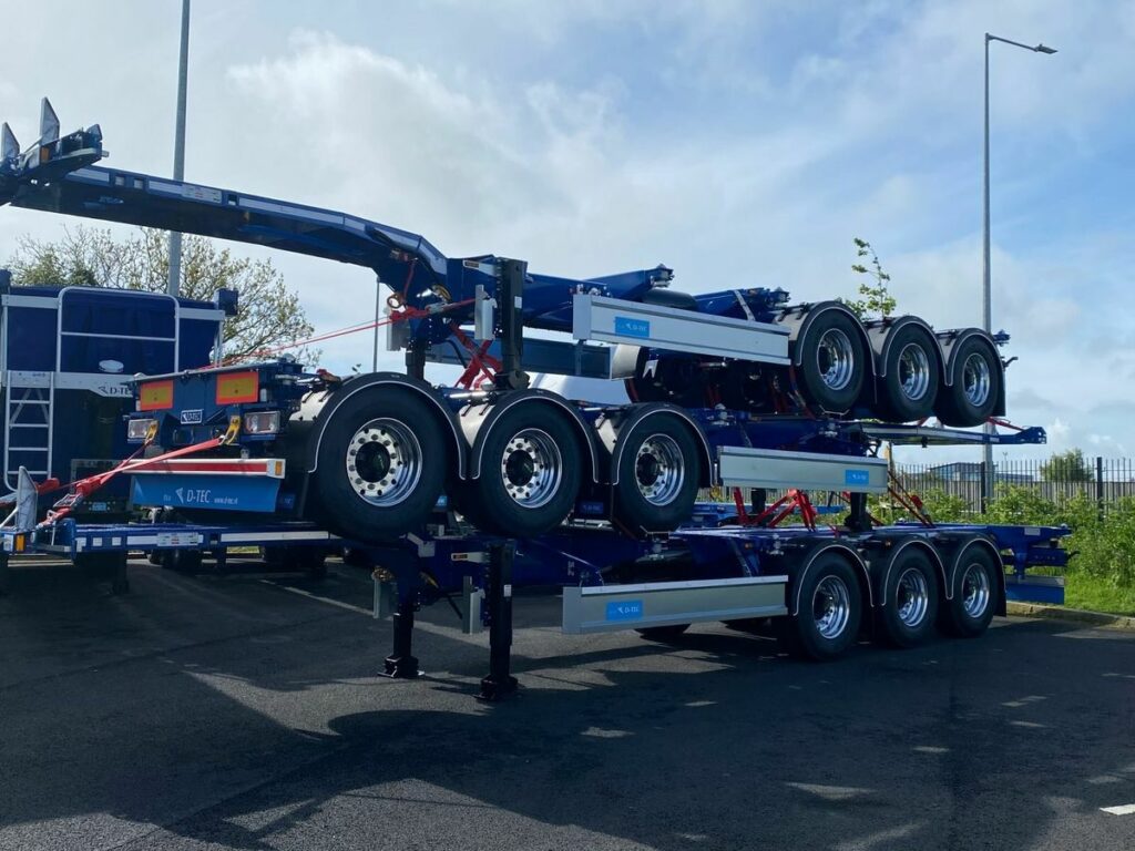 New D-TEC Container Chassis: Versatile & Efficient Sliding Skelly
